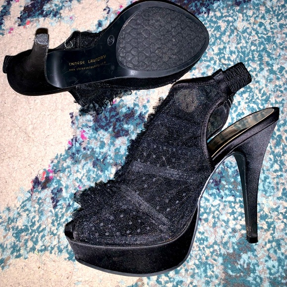 Chinese Laundry | Shoes | Lace Stiletto Heels | Poshmark